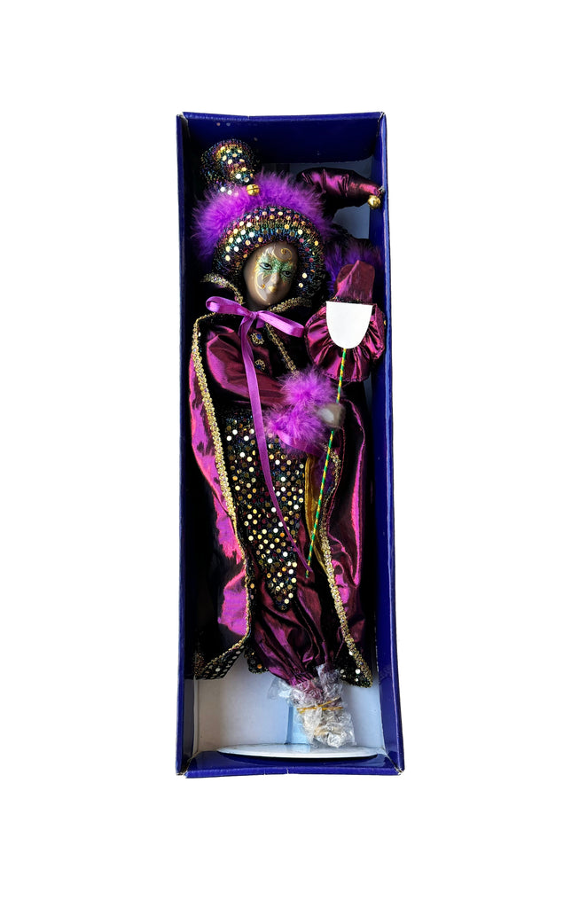 Extra Large Mardi Gras Jester Doll