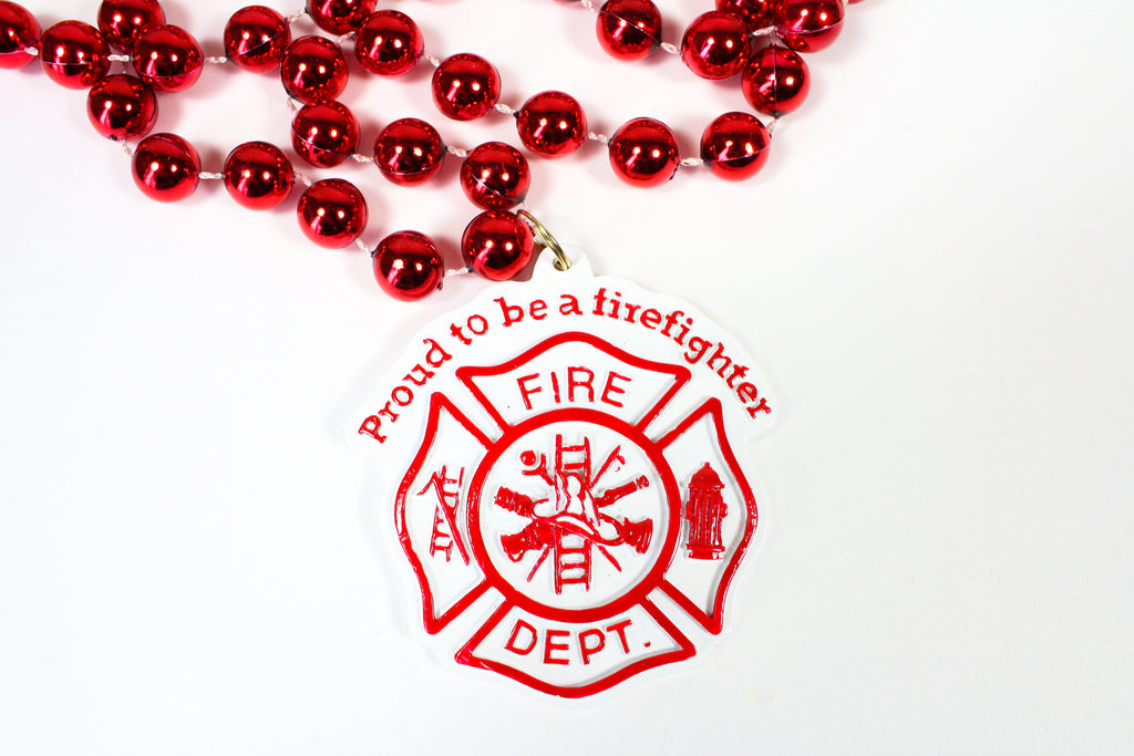 Proud to be a Firefighter Bead - Mardi Gras Creations
