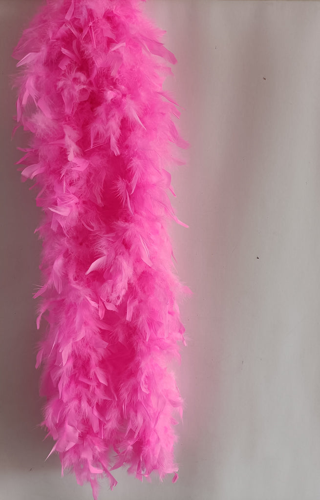 Light Pink Solid Color Feather Boas - Mardi Gras Creations